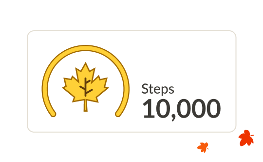 Aim for 6000, 8000, or 10,000 Steps